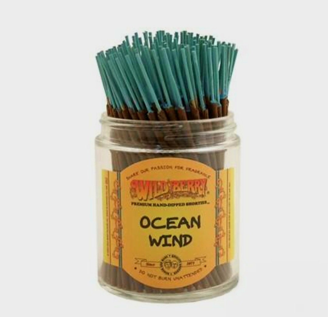 Ocean Wind Incense Sticks. Wild Berry Brand Incense Sticks. Shortie ...