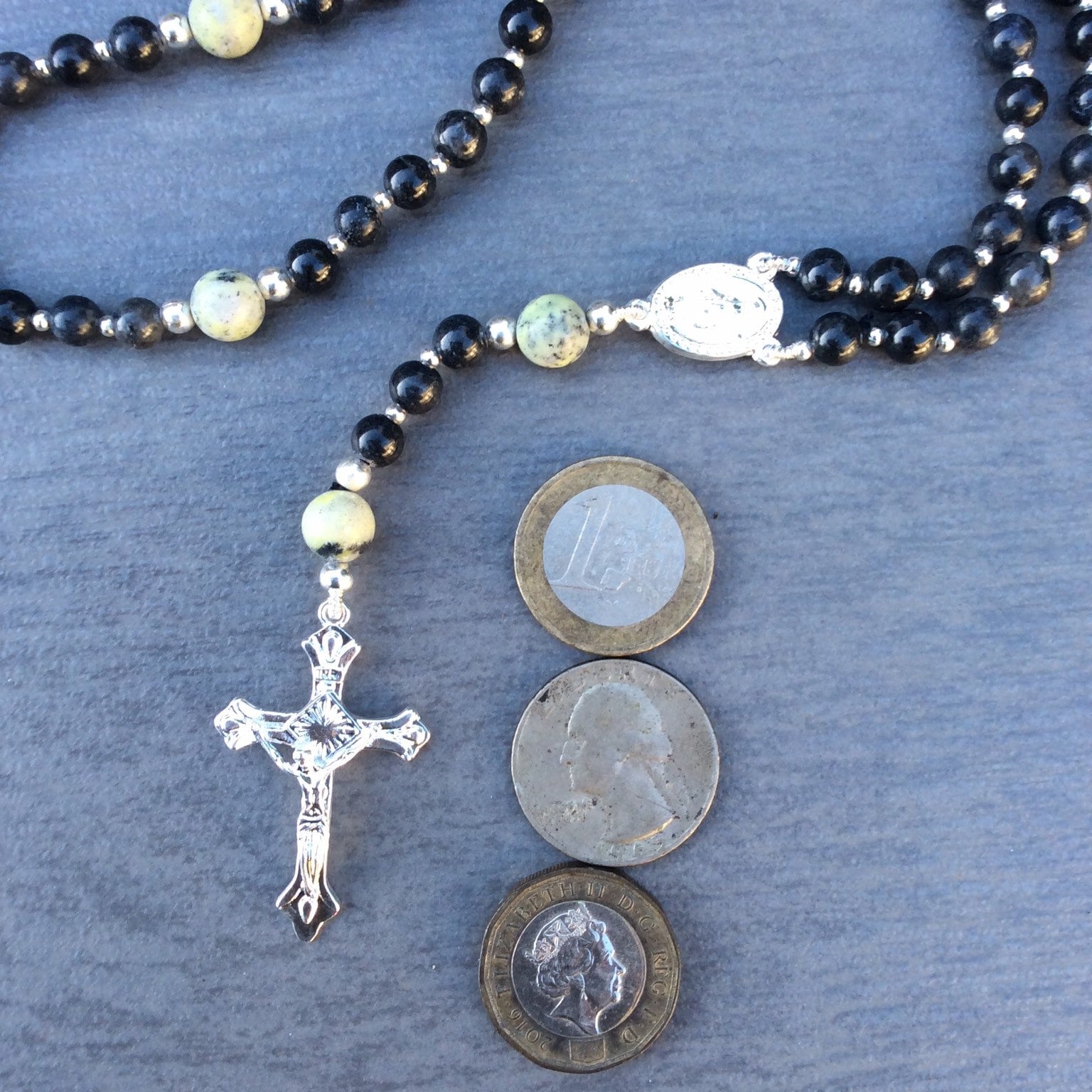 Irish Rosary Beads. Kilkenny Marble With Connemara Marble | Etsy