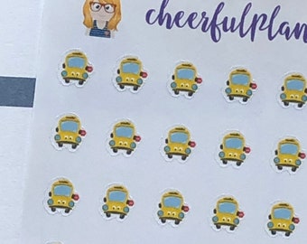 School Bus Planner Stickers - Etsy
