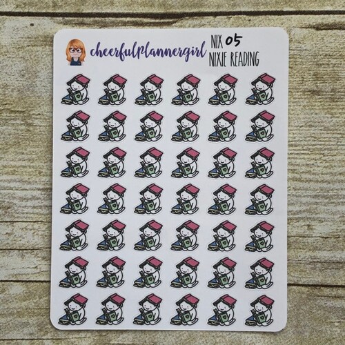 Nixie One More Chapter Planner Stickers | Etsy