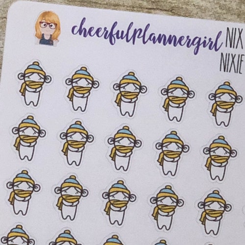 Nixie One More Chapter Planner Stickers | Etsy