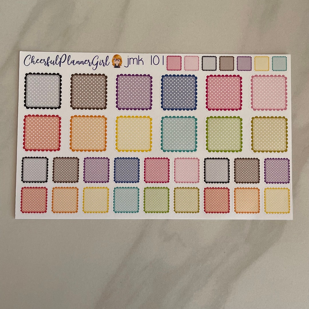 Colorful Polka Dot Scalloped Boxes - Etsy