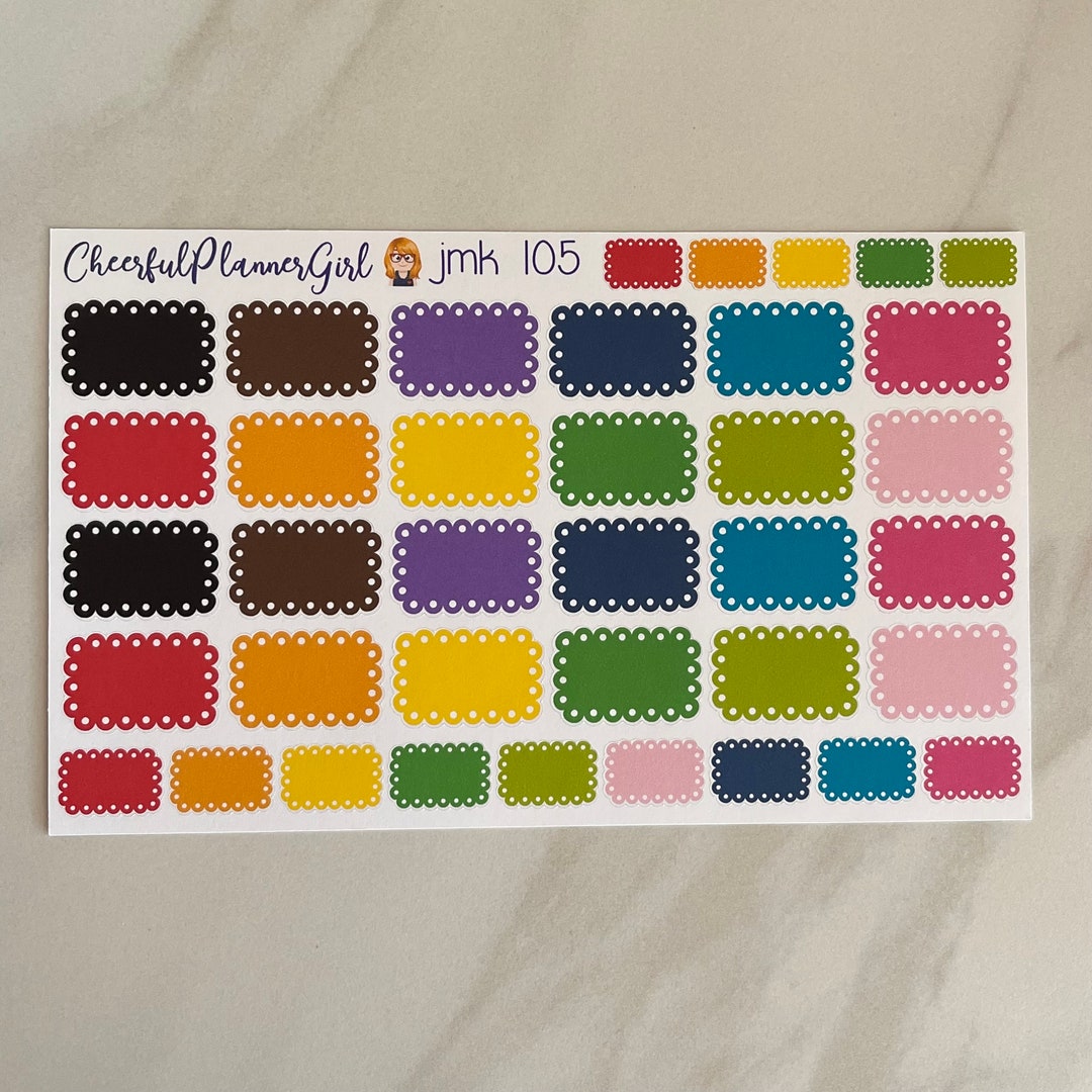 Colorful Scalloped Boxes - Etsy