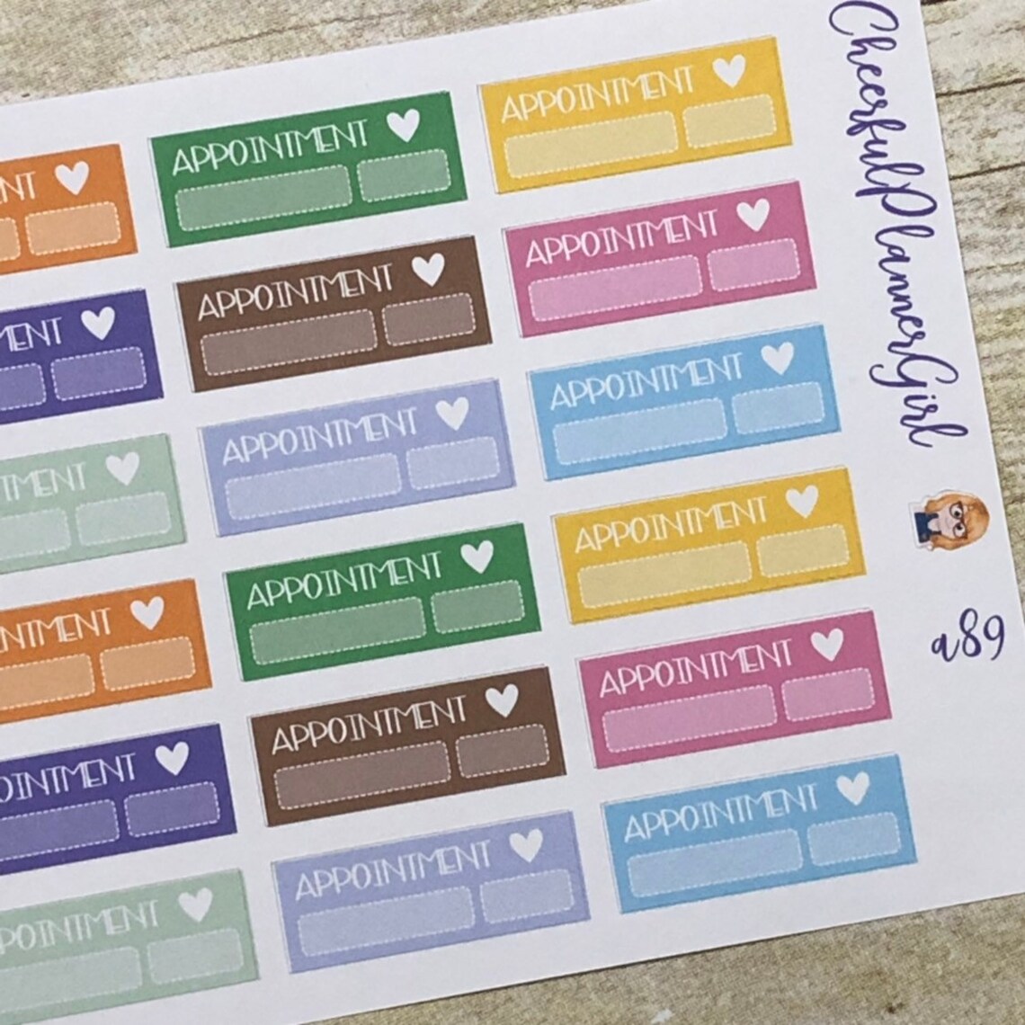Appointment Reminder Planner Stickers Etsy