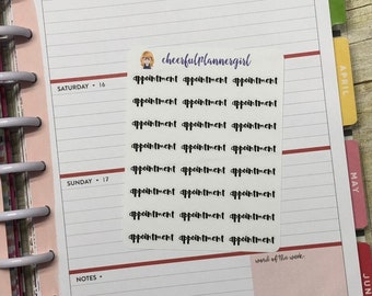 MONTHS of the YEAR Script Planner Stickers SCR-002C Erin - Etsy