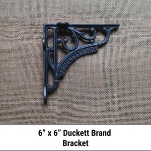 Cast Iron Style Antique Shelf Support Brackets Rustic Authentic Vintage ...