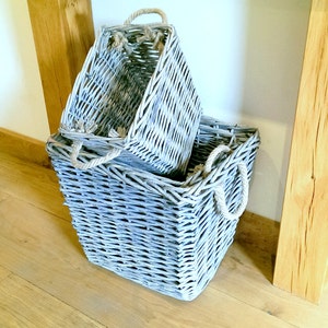 Wicker Basket - Handmade for Storage. Different Shapes, Sizes and ...