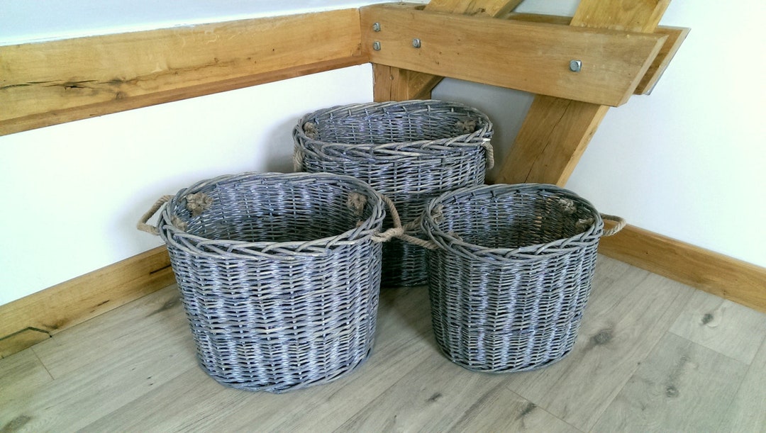 Wicker Basket - Handmade for Storage. Different Shapes, Sizes and ...