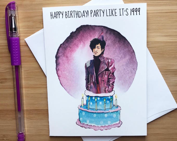 Cute 1990s Friend Birthday Card Happy Birthday Card Handmade | Etsy