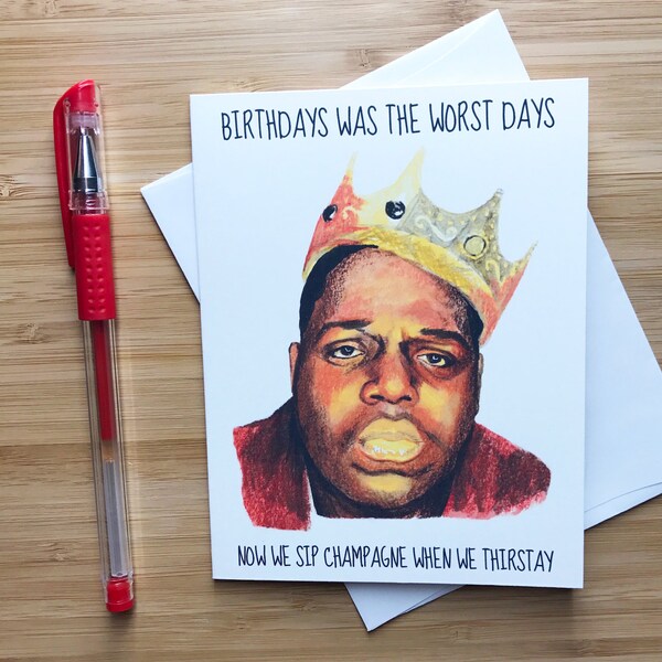 Lil Wayne Birthday Card - Etsy