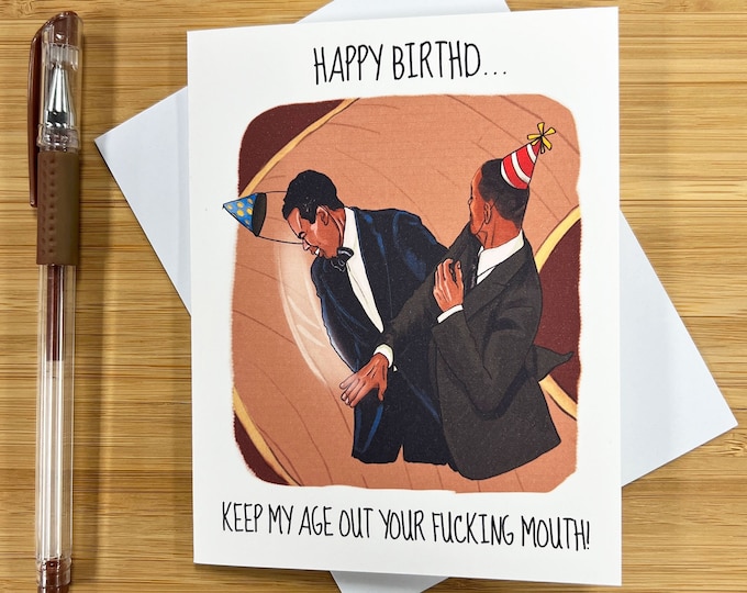 Funny 'debo Knock Yo Ass Out' Birthday Card Happy - Etsy