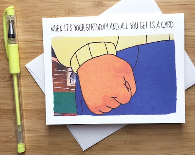 Funny 'debo Knock Yo Ass Out' Birthday Card Happy - Etsy