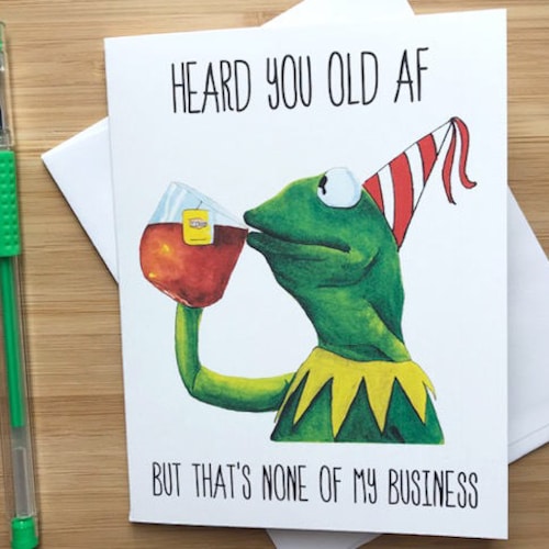 Happy Birthday / Birthday / Dark Humor / Funny / Hilarious / | Etsy