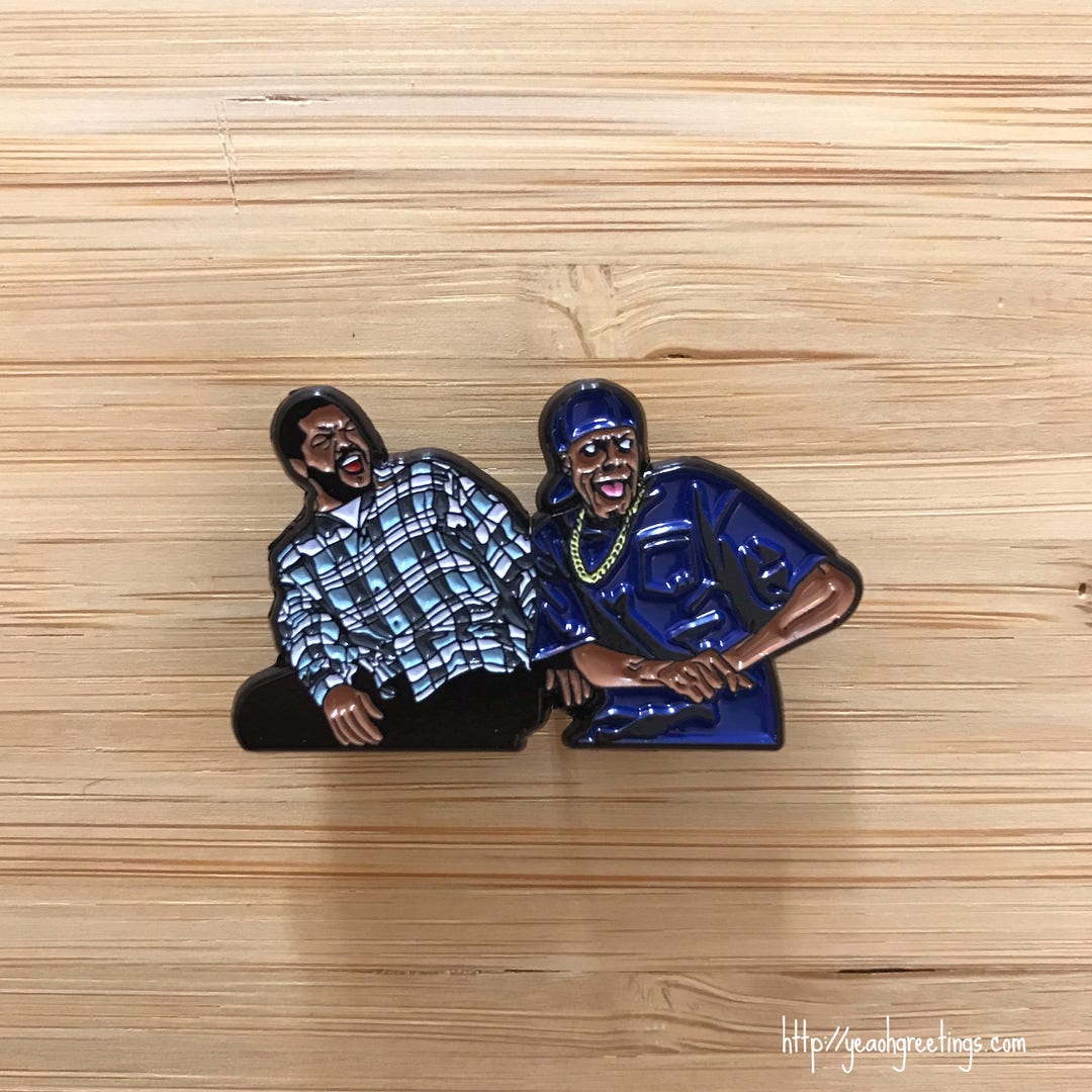 Friday Enamel Pin, 90s Pins, Chris Tucker Smokey, Hip Hop Pin, Bye ...