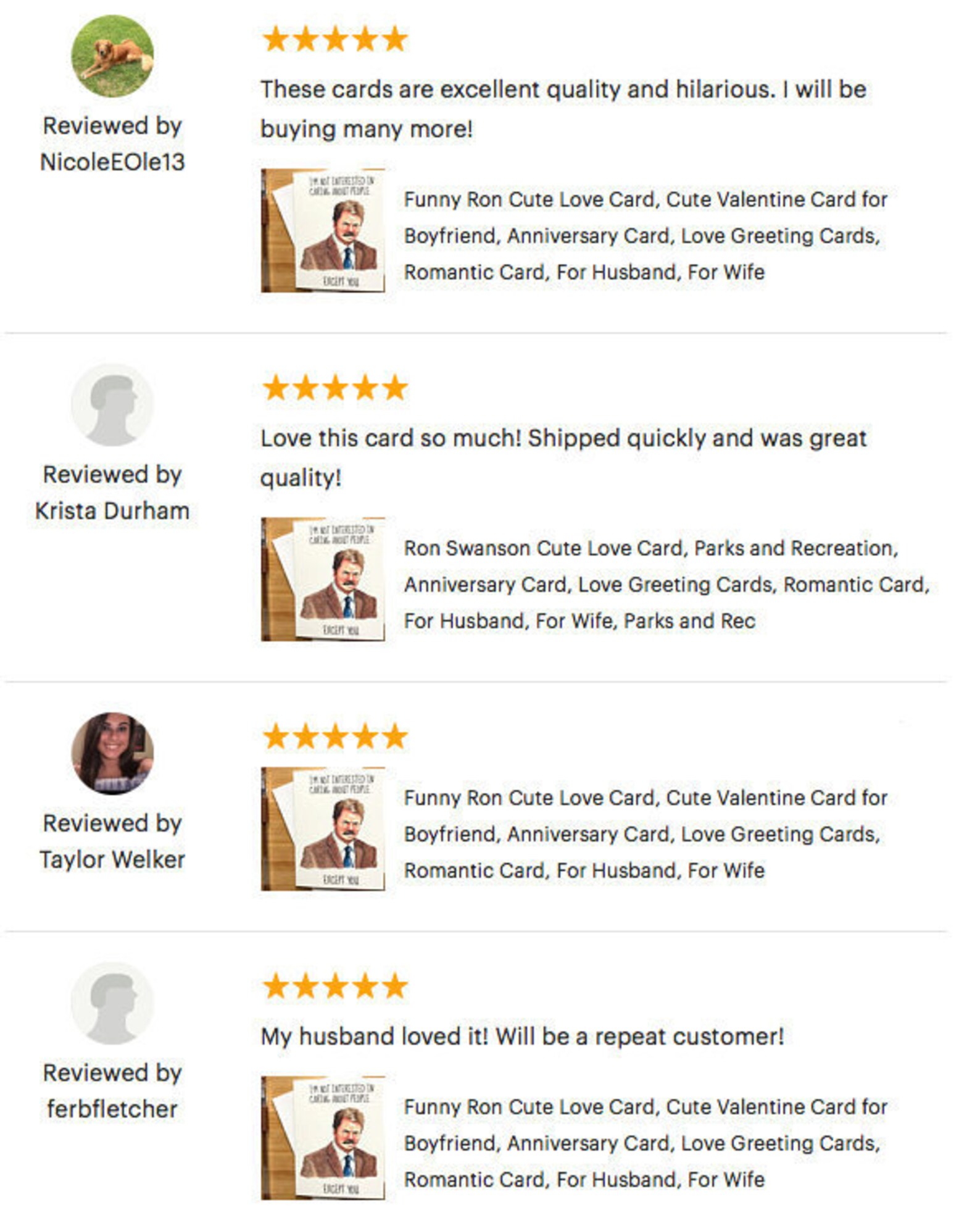 Funny Ron Cute Love Card Cute Valentine Card for Boyfriend - Etsy