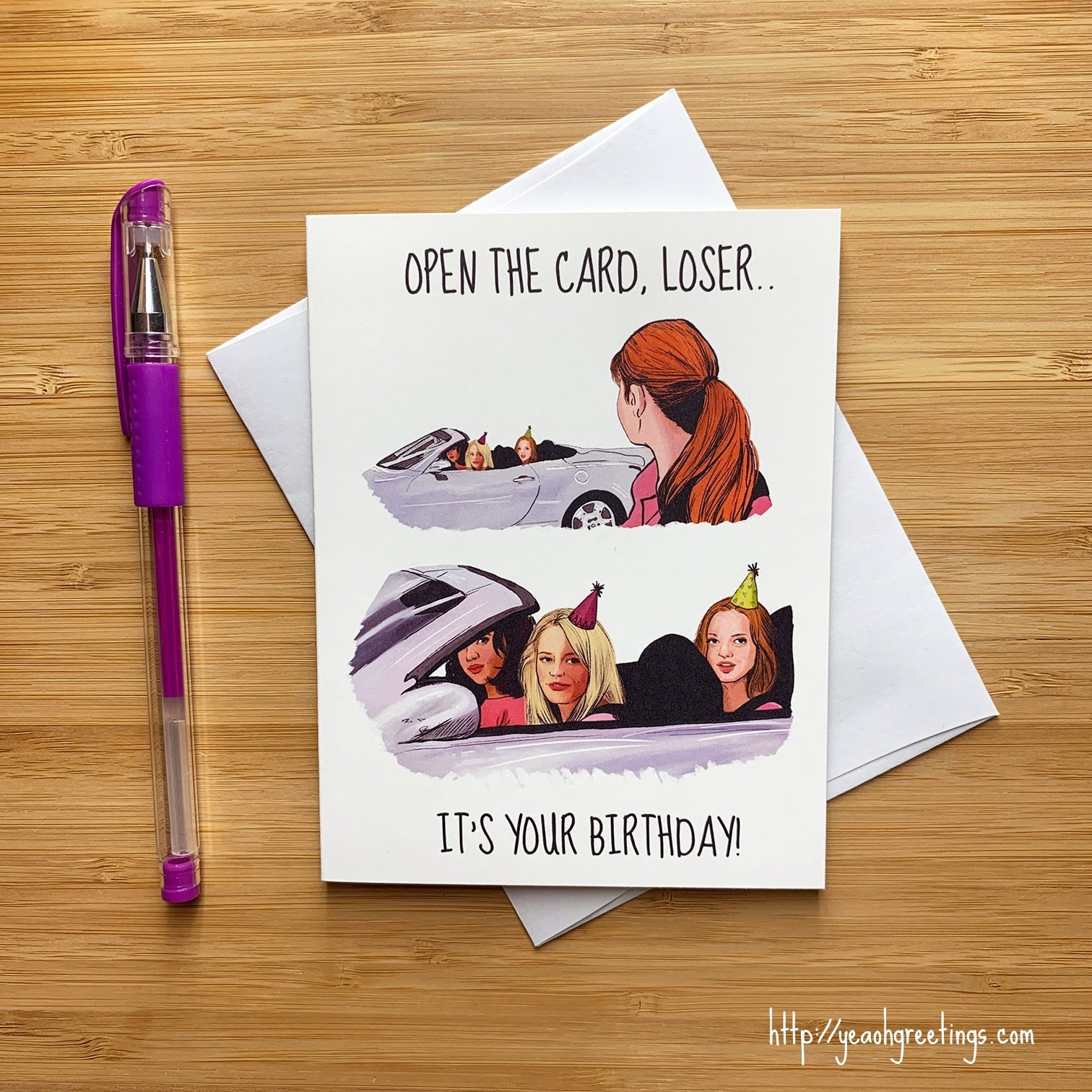 Open Birthday Card