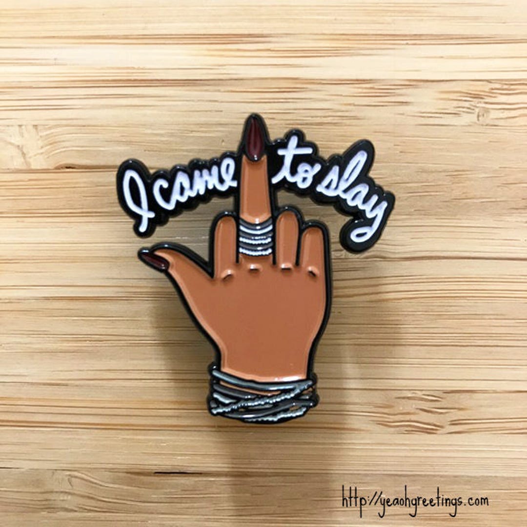 Girl Power Enamel Pin, Lapel Pin, Pin Gift Girlfriend, Soft Enamel Pin ...