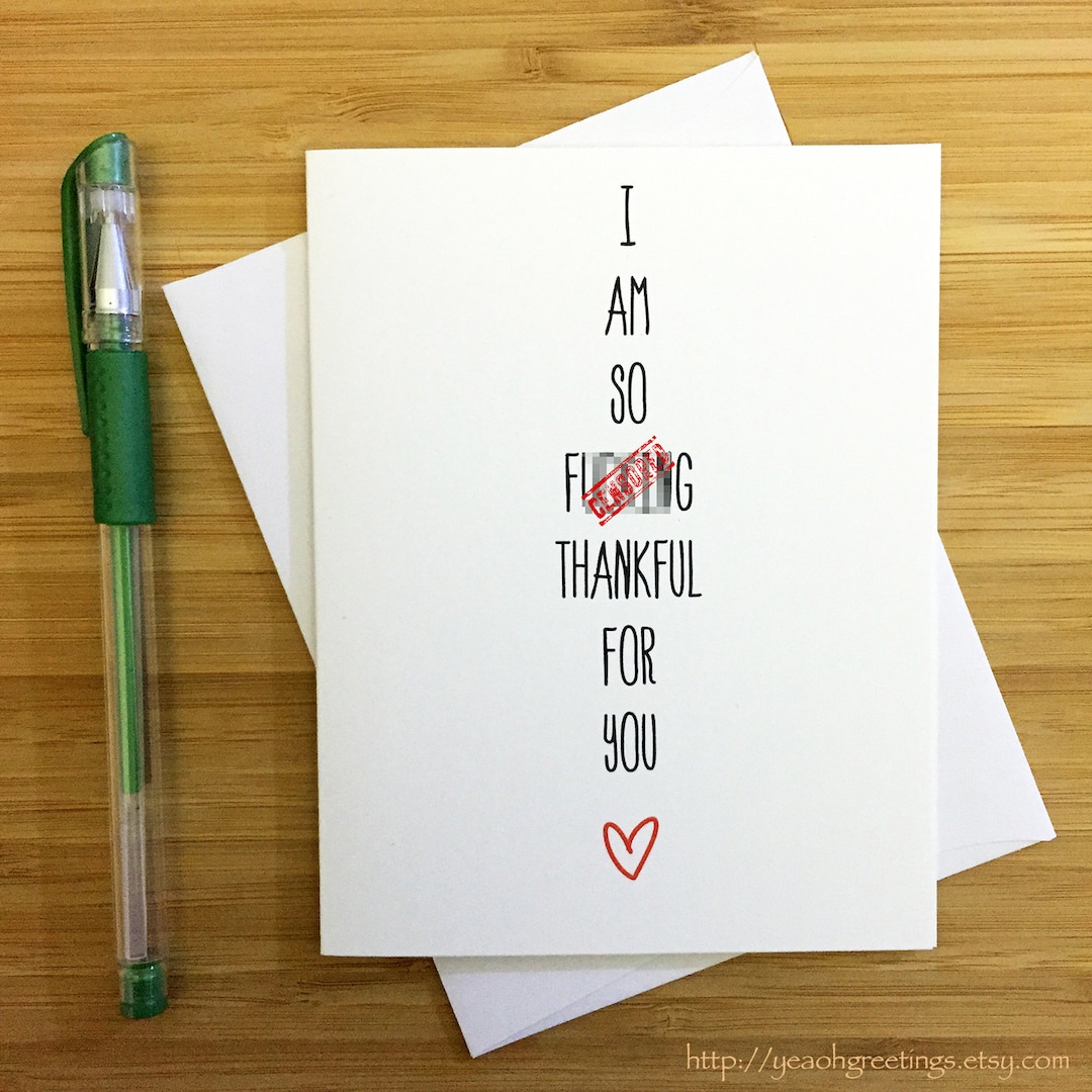 Cute Love Card, Anniversary Card, Card for GF, Card for BF, Greeting ...