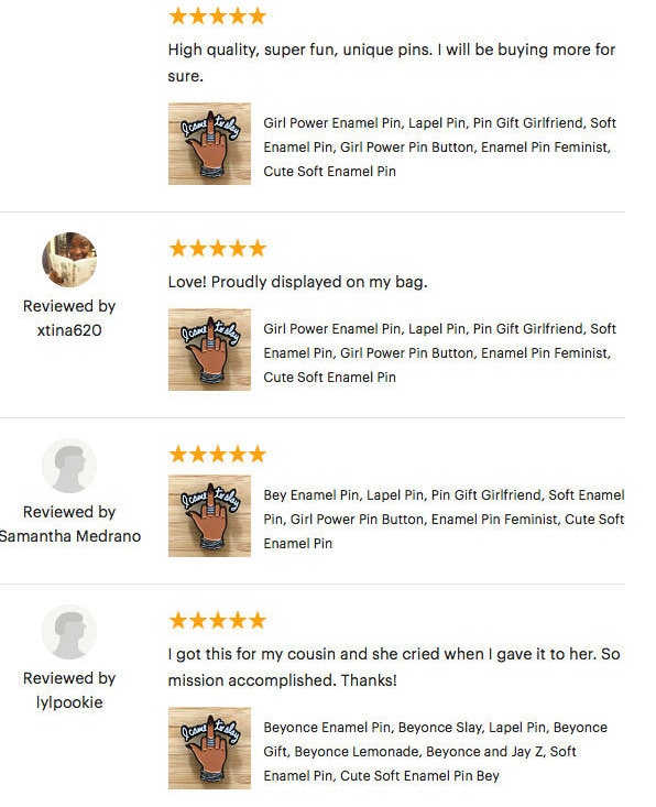 Girl Power Enamel Pin, Lapel Pin, Pin Gift Girlfriend, Soft Enamel Pin ...