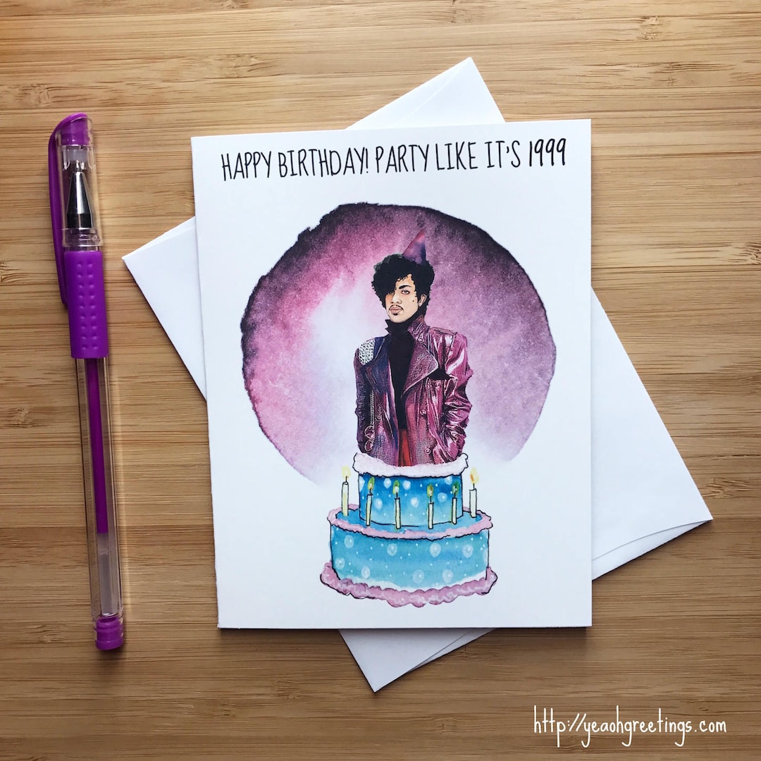 Cute 1999 Birthday Card, Music Legend, Funk Music, Bday Gift, Jazz ...
