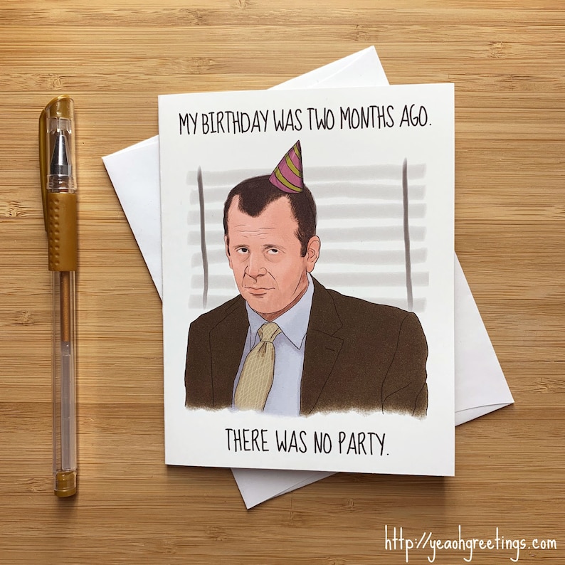 Funny Toby Office Birthday Card Funny Co Worker Birthday - Etsy UK