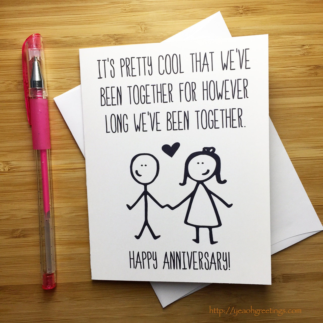Beautiful 77 Etsy Anniversary Card