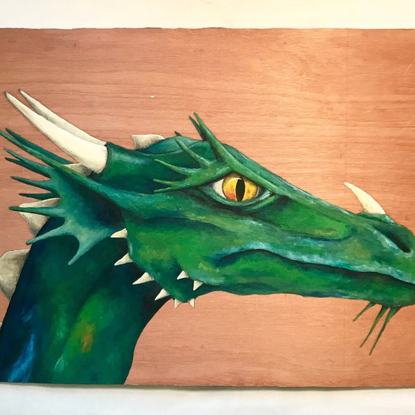Dragon Original Oil Painting - Etsy