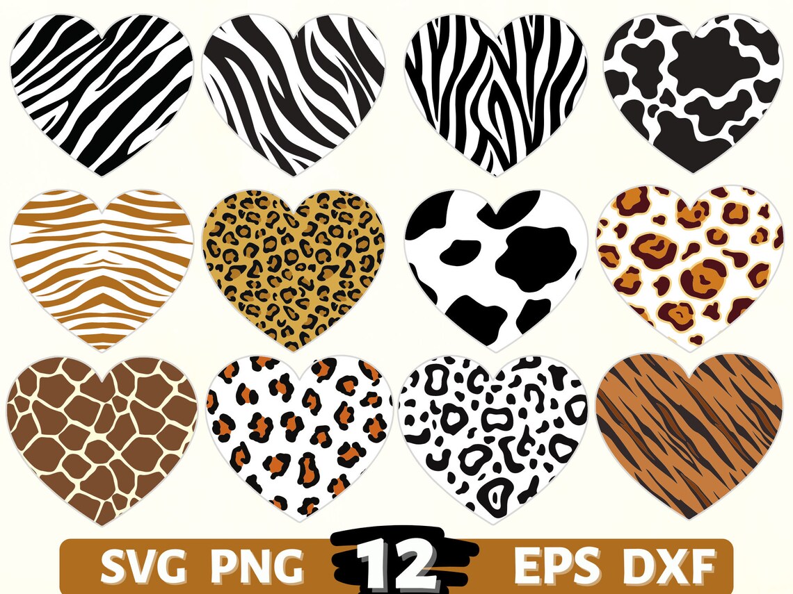 Animal Skin Svg Animal Pattern Svg Animal Print Cut Files - Etsy