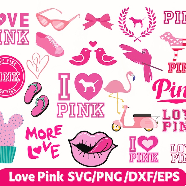 Pink Svg - Etsy