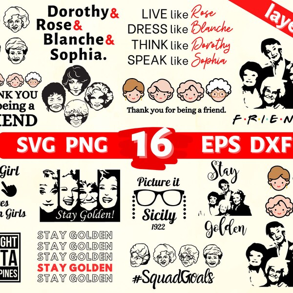 Golden Girls Svg - Etsy