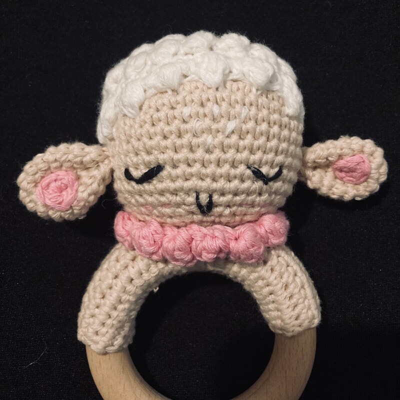 Crochet Wood Teether - Etsy
