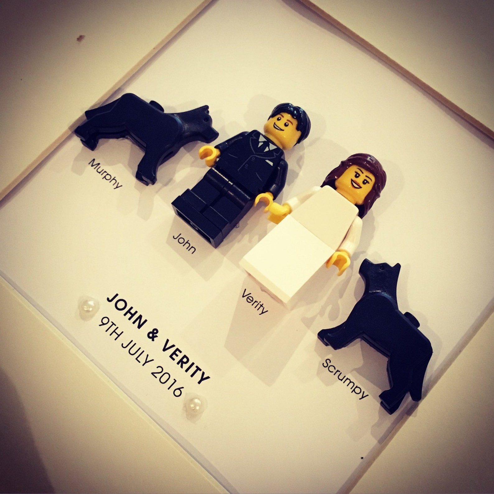 Lego Bride and Groom and Page Boy and Baby Ir Animlas Pets - Etsy