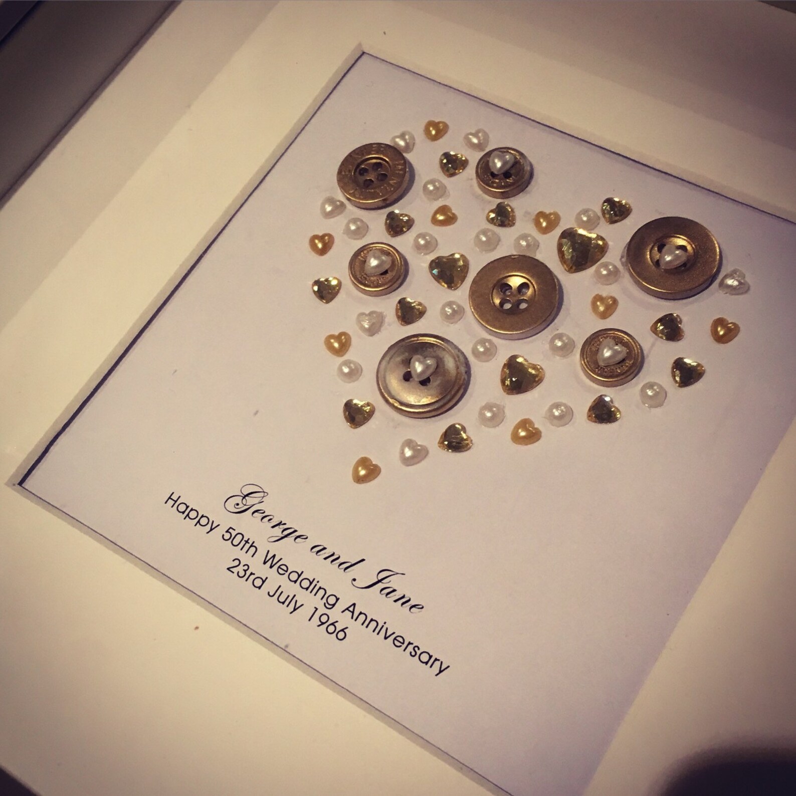 Personalised Handmade Heart and Wording Frame Perfect Gift X - Etsy UK