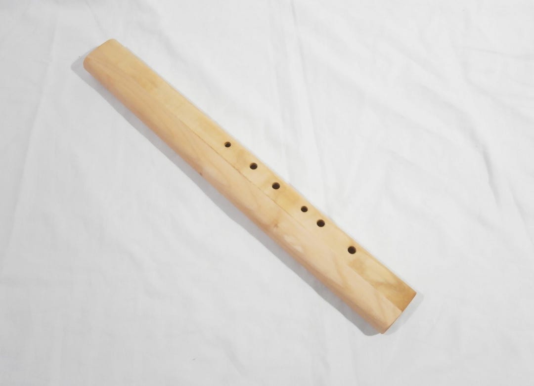 Double Flute: Acacia Wood Twin Recorder in Low G - Etsy