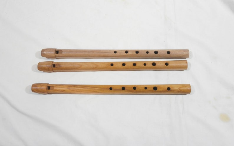 Wooden Tin Whistle 6 Hole Flute in c - Etsy