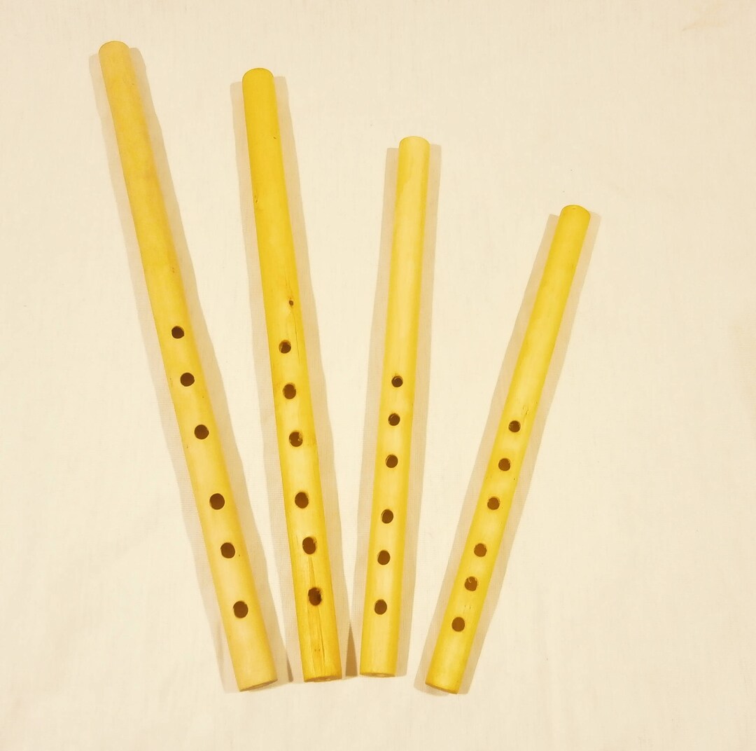 Traditional Transylvanian Folk Flute, Shepherd Flute, Furulya, Flaut, 6 ...