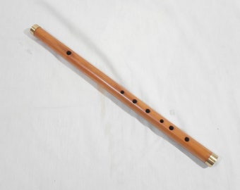 Renaissance Flute, 6 Hole Transverse Flute in low G Peach, Professional ...