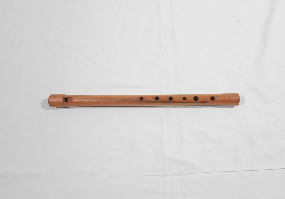 Wooden Tin Whistle 6 Hole Flute in c | Etsy