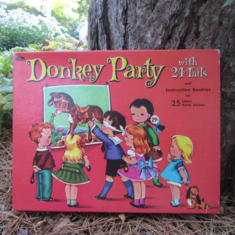 Tail the Donkey Game - Etsy