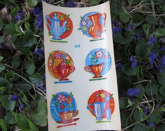 Retro Kitchen Decals - Etsy