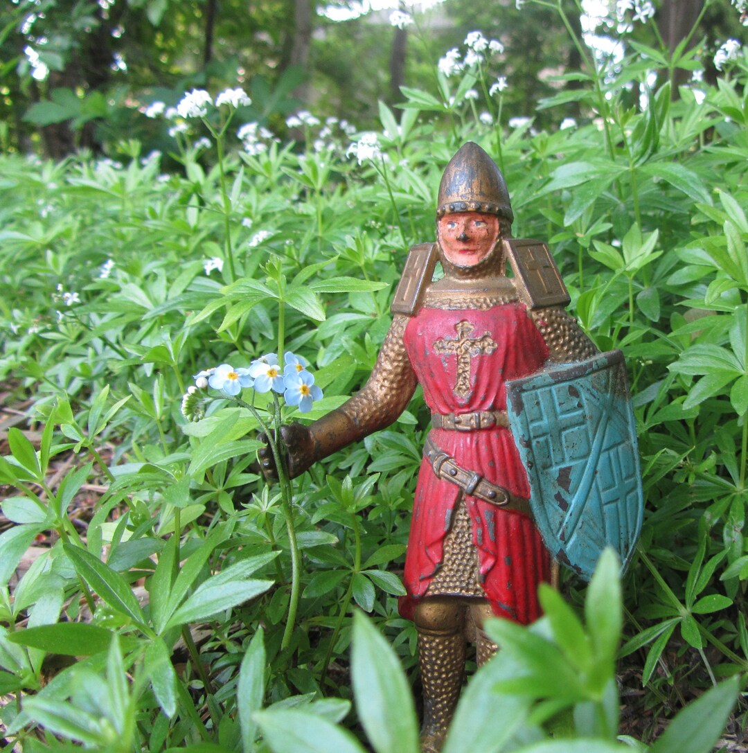 Vintage Medieval Knight Figure by Louis Marx warriors of the World Made ...