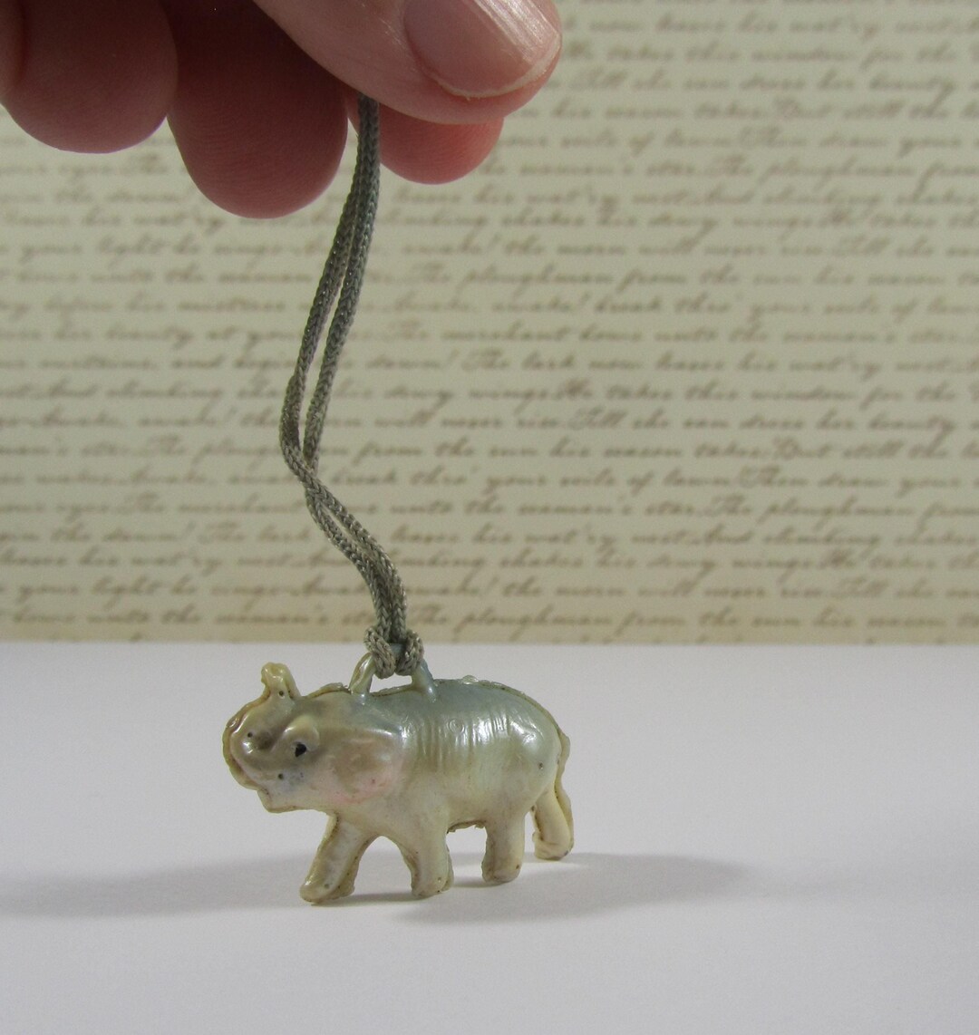 Elephant Cracker Jack Prize Vintage "bread Tie" Collectible Charm - Etsy