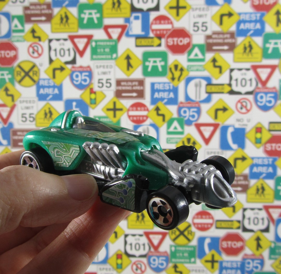 Hot Wheels Green Dragster Race Car Mcdonald's Happy Meal Toy 2002 - Etsy