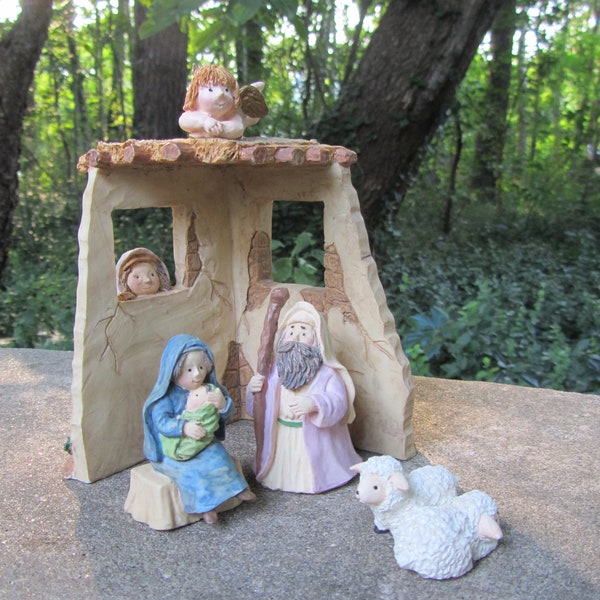 Nativity Set Resin - Etsy
