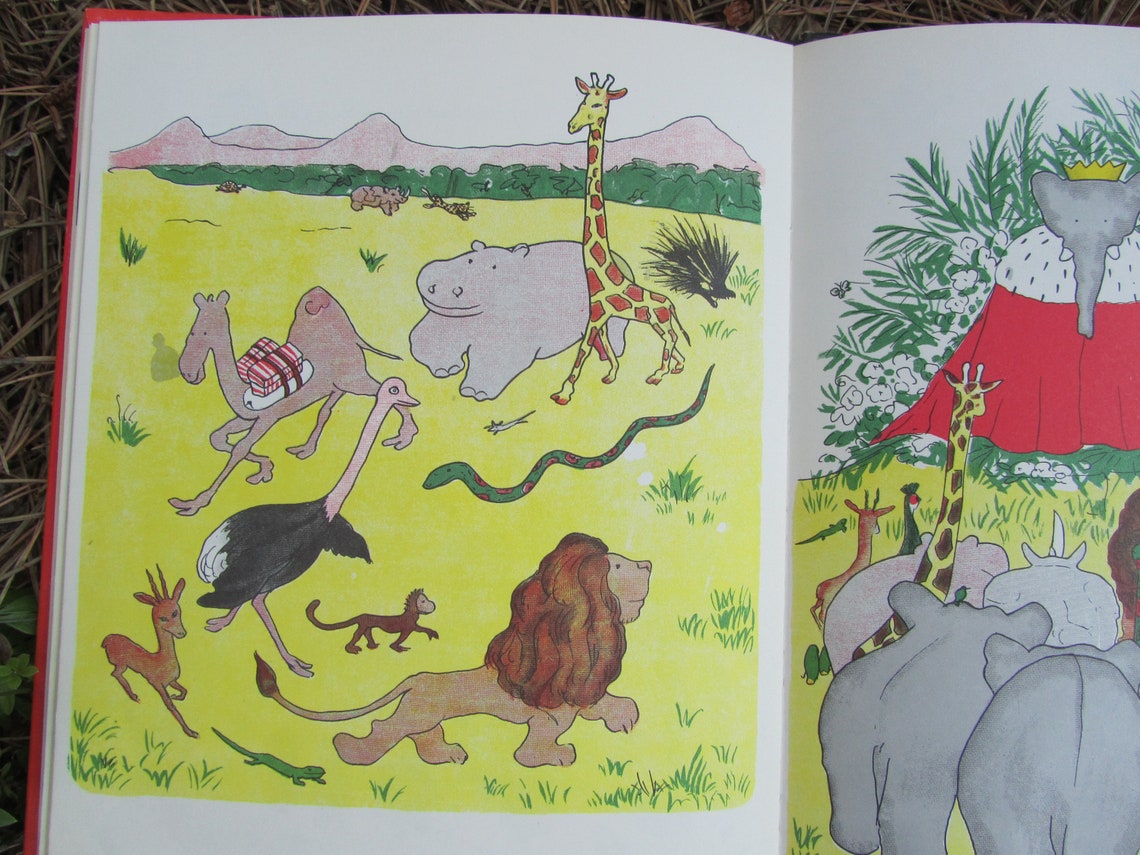 Babar Hardcover Book the Story of Babar the Little | Etsy