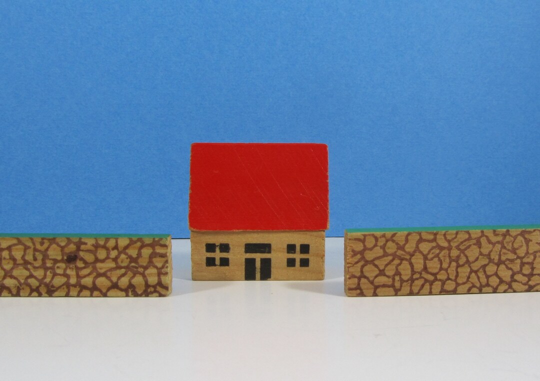 Miniature Wood Fences Vintage Putz Village Accessories Made in Germany ...