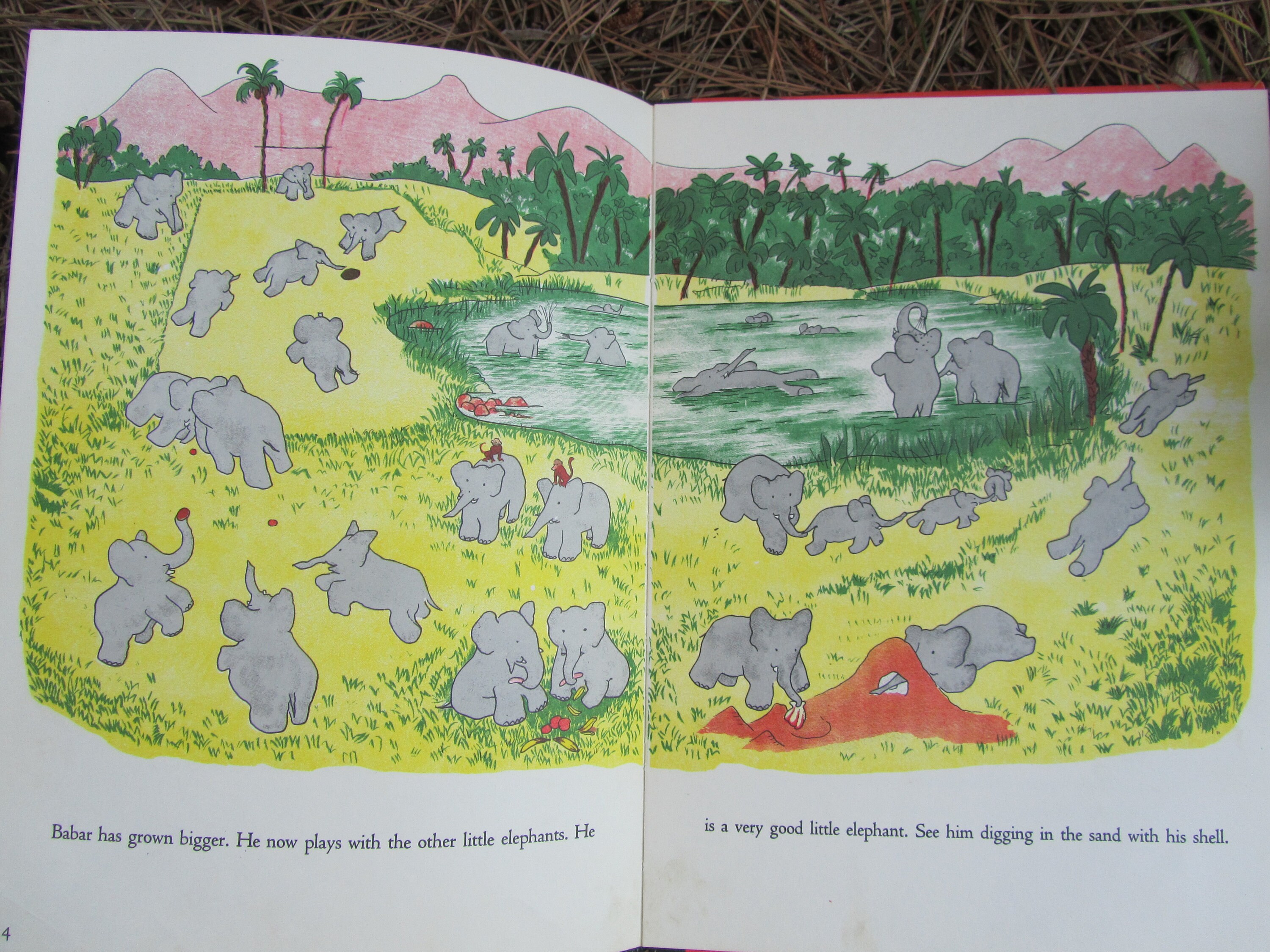 Babar Hardcover Book the Story of Babar the Little | Etsy