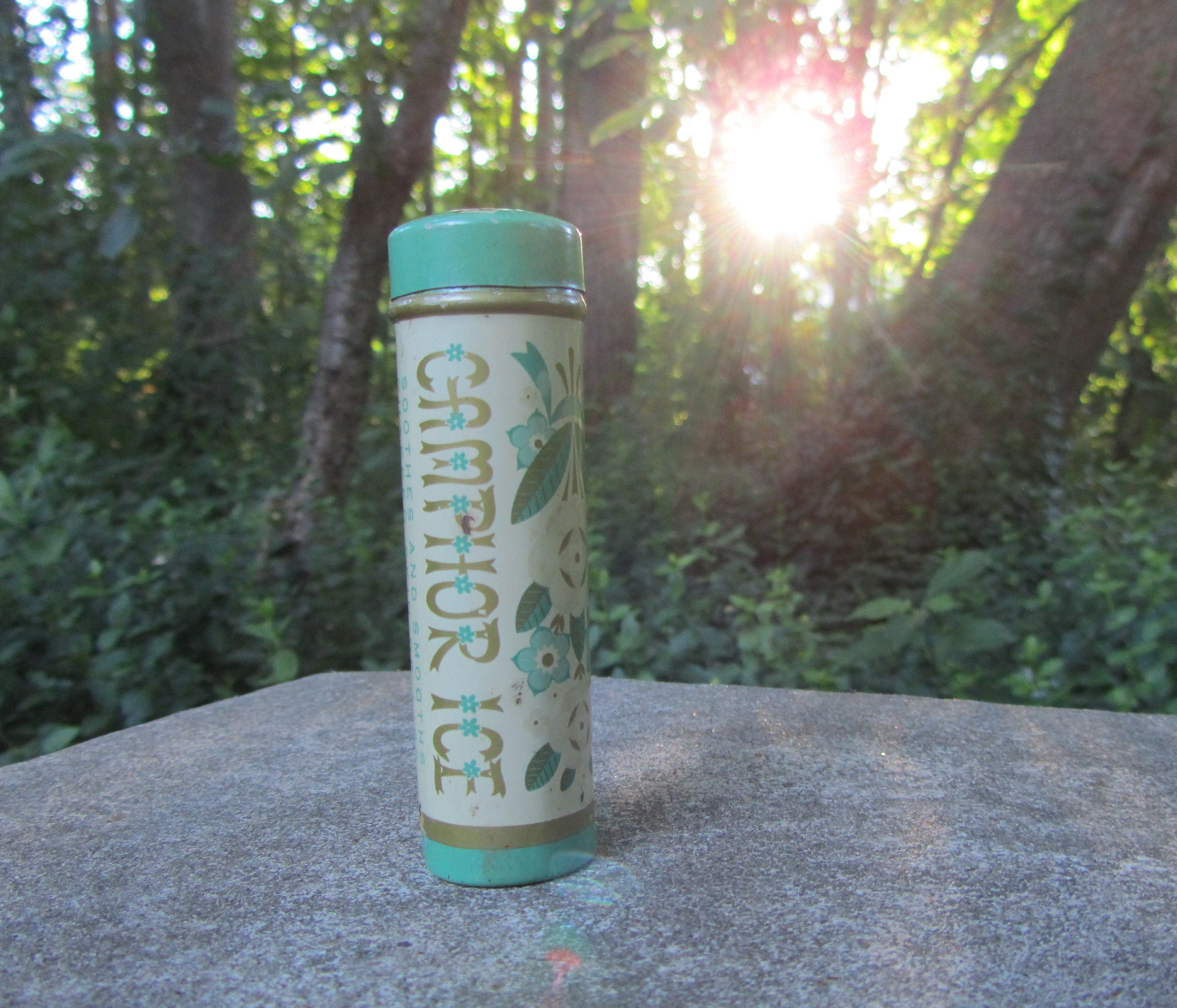 Vintage Ointment Tin Camphor Ice Round Metal Push Up Tube | Etsy