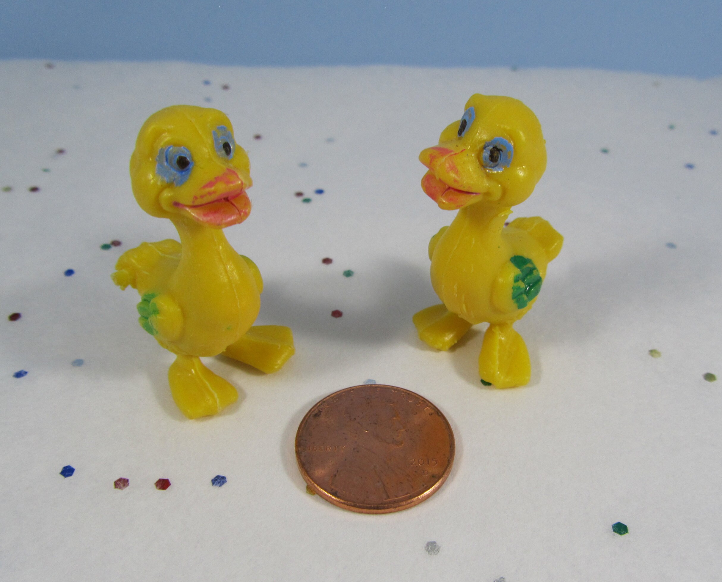 Yellow Plastic Ducks Novelty Figures Craft Supplies Lot | Etsy