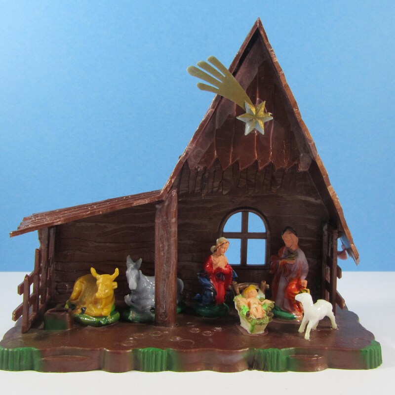 Plastic Nativity - Etsy
